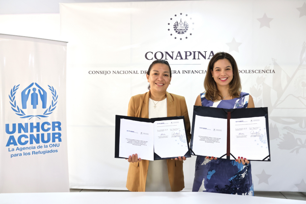 CONAPINA y ACNUR firman convenio para fortalecer protección de la niñez ...